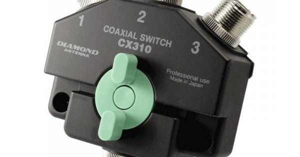 Diamond CX-310A Coaxial Switch | 3-Way UHF/VHF/HF Antenna Selector