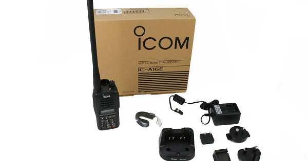 عنوان الميتا ICOM IC-A16E #42 لنطاق الطيران VHF | صغير ومضغوط ومقاوم للماء