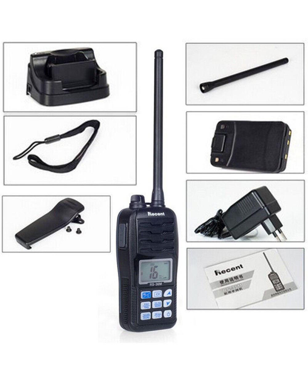 لاسلكي بحري يدوي مصرح من هيئة الاتصالات Recent RS-38M VHF MARINE